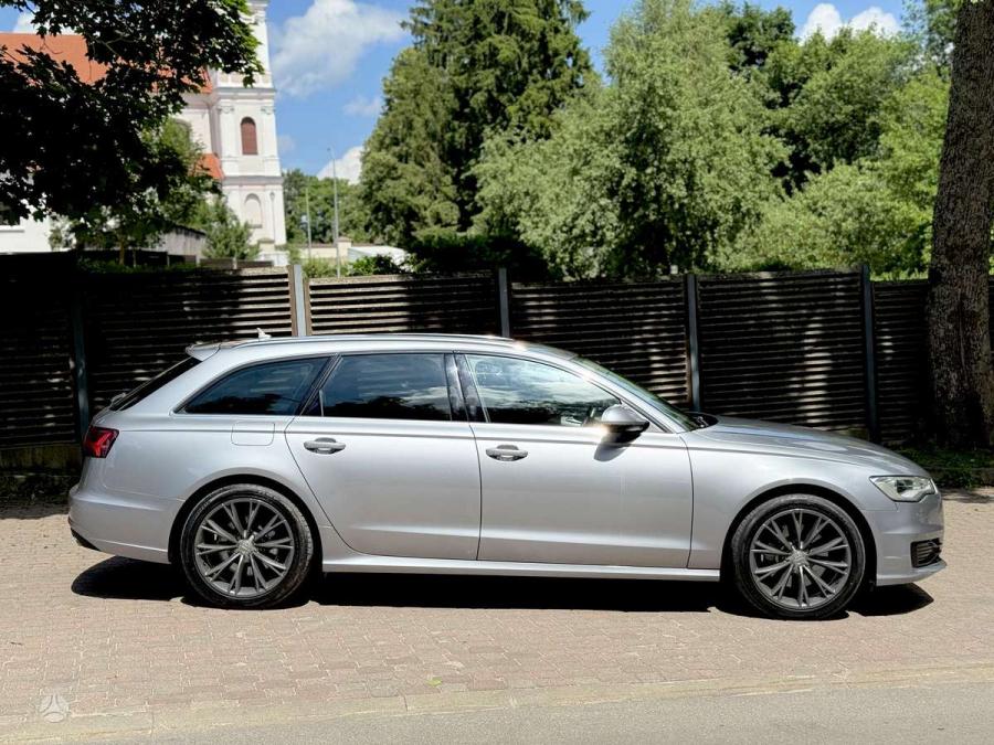 Grey Audi A6 2016 in Vilnius, with an engine capacity of 3.00 L and mileage of 307 thousand km for 10900 €, photo 8 on AUTOMOTO.COM.LV
