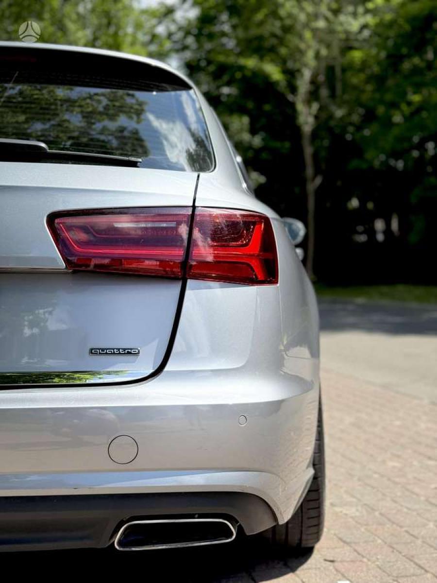 Grey Audi A6 2016 in Vilnius, with an engine capacity of 3.00 L and mileage of 307 thousand km for 10900 €, photo 9 on AUTOMOTO.COM.LV