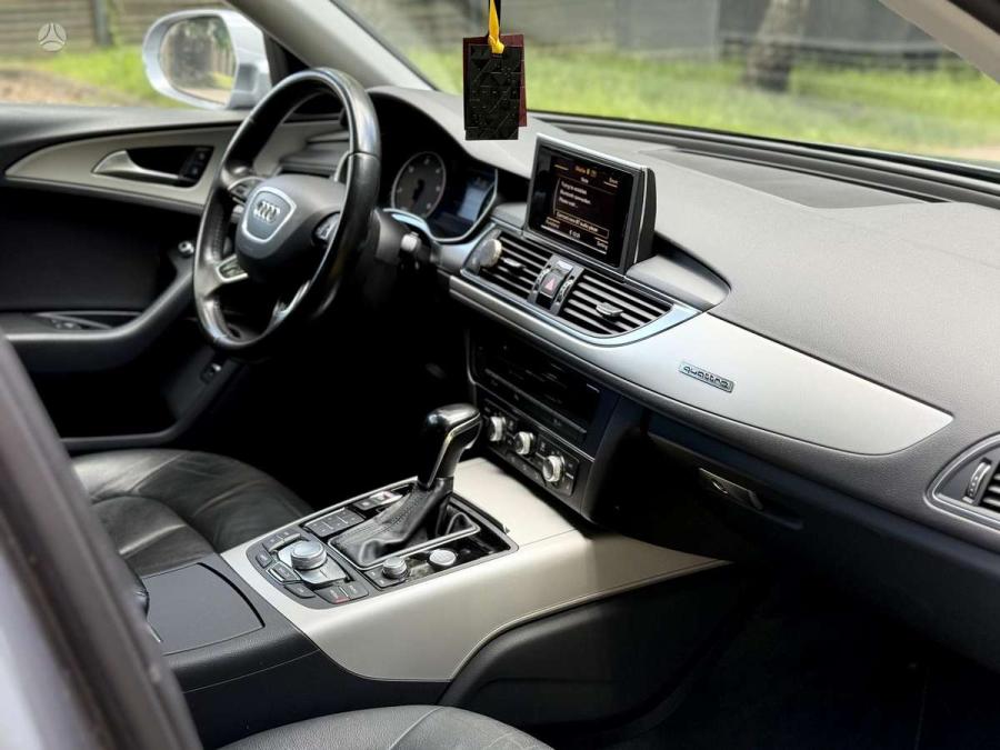 Grey Audi A6 2016 in Vilnius, with an engine capacity of 3.00 L and mileage of 307 thousand km for 10900 €, photo 16 on AUTOMOTO.COM.LV