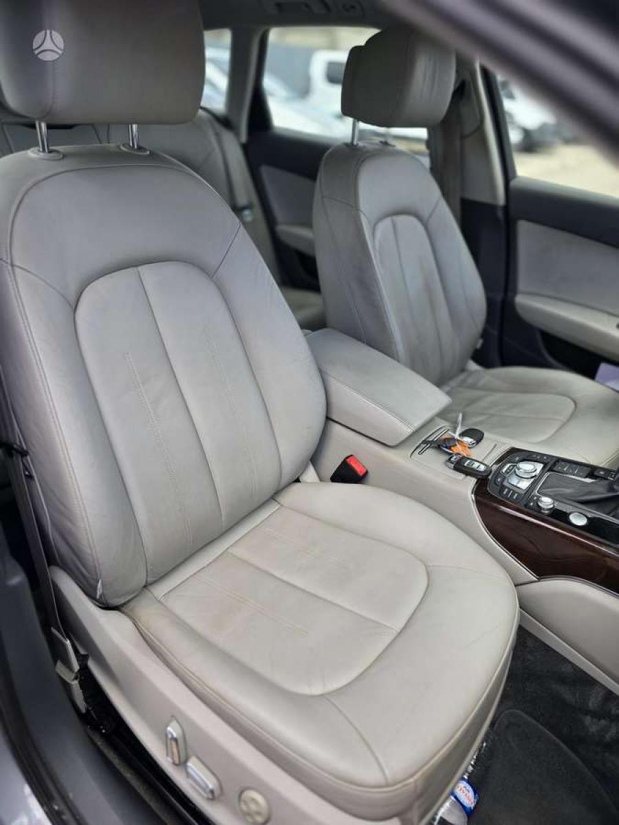 Grey Audi A6 2016 in Taurage, with an engine capacity of 2.97 L and mileage of 283 thousand km for 9500 €, photo 12 on AUTOMOTO.COM.LV