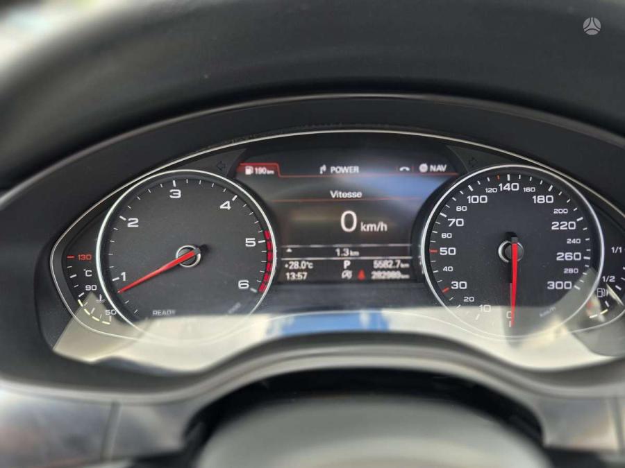 Grey Audi A6 2016 in Taurage, with an engine capacity of 2.97 L and mileage of 283 thousand km for 9500 €, photo 19 on AUTOMOTO.COM.LV