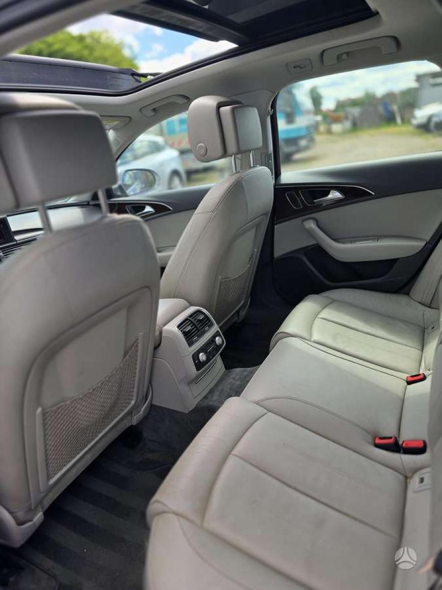 Grey Audi A6 2016 in Taurage, with an engine capacity of 2.97 L and mileage of 283 thousand km for 9500 €, photo 24 on AUTOMOTO.COM.LV