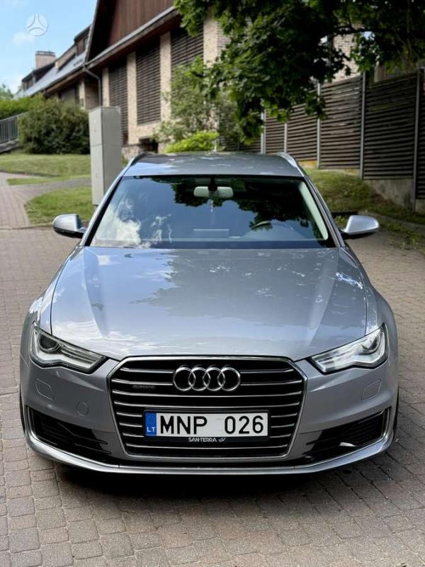 Pelēks Audi A6 2016 Viļņa, ar dzinēja tilpumu 3.00 L un nobraukumu 298 tūkst. km par 9900 €, foto 3 vietnē AUTOMOTO.COM.LV