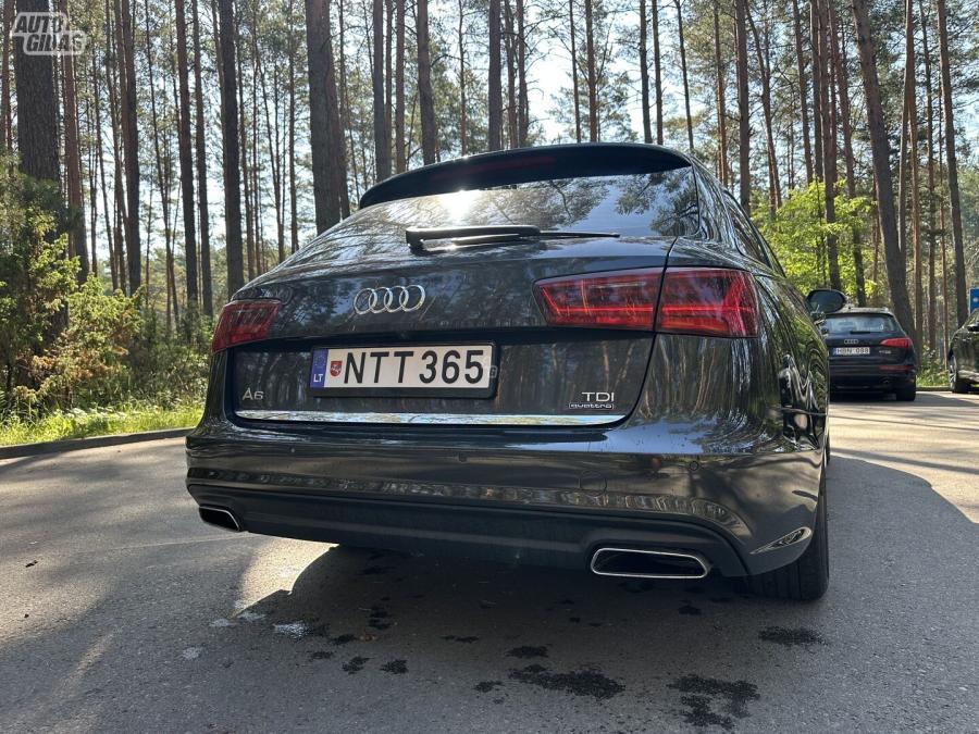 Pelēks Audi A6 2016 Kauņa, ar dzinēja tilpumu 2.00 L un nobraukumu 248 tūkst. km par 13800 €, foto 5 vietnē AUTOMOTO.COM.LV