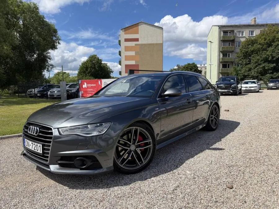 Pelēks Audi A6 2016 Ventspils, ar dzinēja tilpumu 3.00 L un nobraukumu 225 tūkst. km par 16990 €, foto 1 vietnē AUTOMOTO.COM.LV