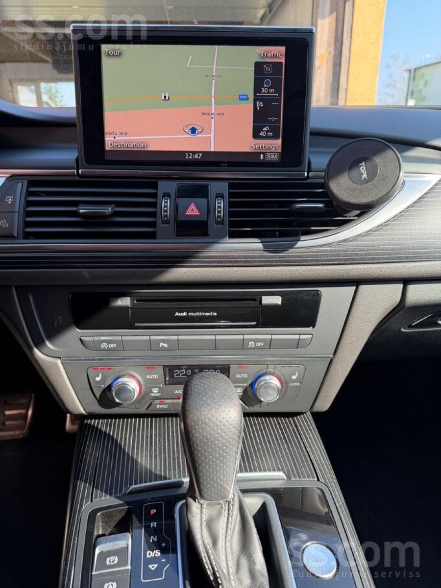 Pelēks Audi A6 2016 Bauska, ar dzinēja tilpumu 3.00 L un nobraukumu 300 tūkst. km par 18200 €, foto 10 vietnē AUTOMOTO.COM.LV