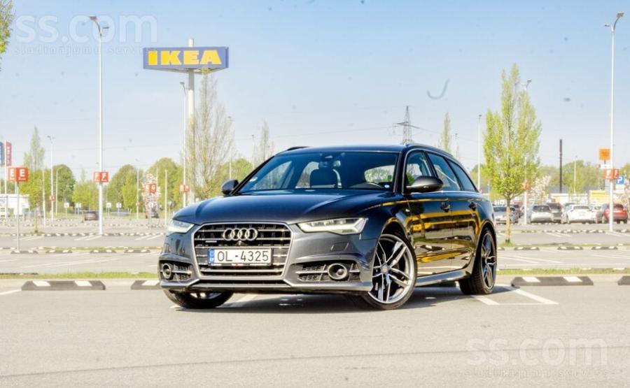 Grey Audi A6 2016 in Riga, with an engine capacity of 3.00 L and mileage of 246 thousand km for 13990 €, photo 1 on AUTOMOTO.COM.LV