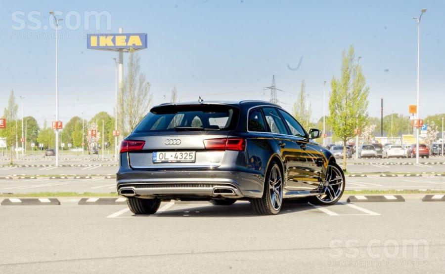 Grey Audi A6 2016 in Riga, with an engine capacity of 3.00 L and mileage of 246 thousand km for 13990 €, photo 6 on AUTOMOTO.COM.LV