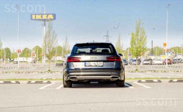 Grey Audi A6 2016 in Riga, with an engine capacity of 3.00 L and mileage of 246 thousand km for 13990 €, photo 6 on AUTOMOTO.COM.LV