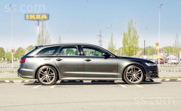 Grey Audi A6 2016 in Riga, with an engine capacity of 3.00 L and mileage of 246 thousand km for 13990 €, photo 8 on AUTOMOTO.COM.LV