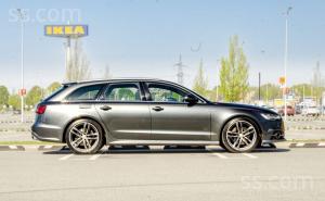 Grey Audi A6 2016 in Riga, with an engine capacity of 3.00 L and mileage of 246 thousand km for 13990 €, photo 9 on AUTOMOTO.COM.LV
