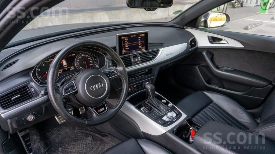 Grey Audi A6 2016 in Riga, with an engine capacity of 3.00 L and mileage of 246 thousand km for 13990 €, photo 10 on AUTOMOTO.COM.LV