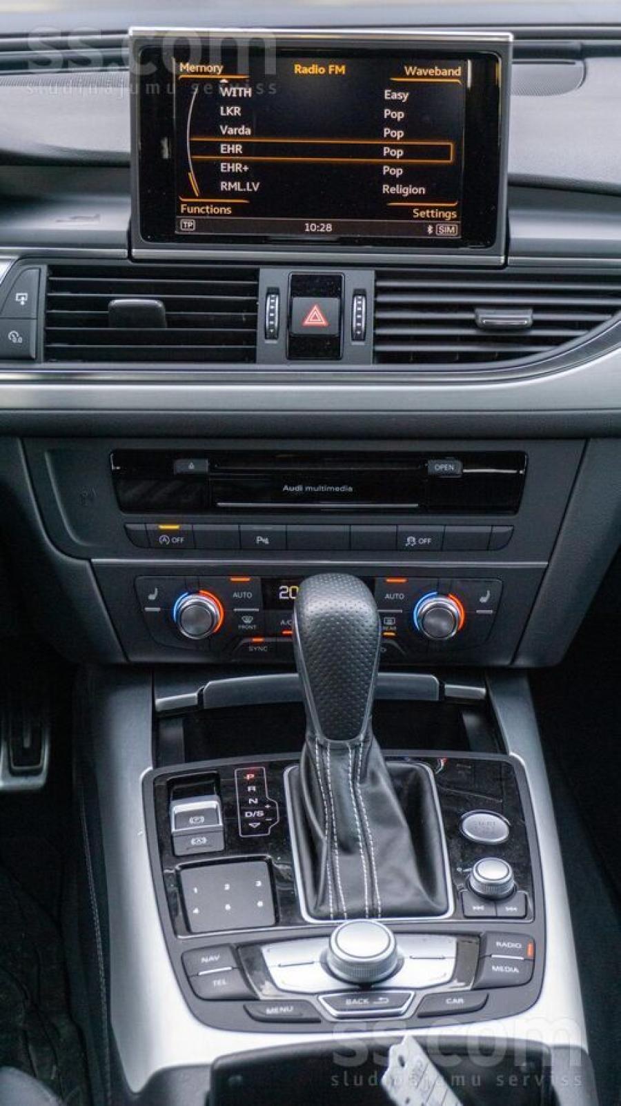 Grey Audi A6 2016 in Riga, with an engine capacity of 3.00 L and mileage of 246 thousand km for 13990 €, photo 13 on AUTOMOTO.COM.LV