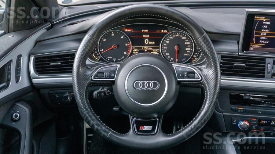Grey Audi A6 2016 in Riga, with an engine capacity of 3.00 L and mileage of 246 thousand km for 13990 €, photo 14 on AUTOMOTO.COM.LV