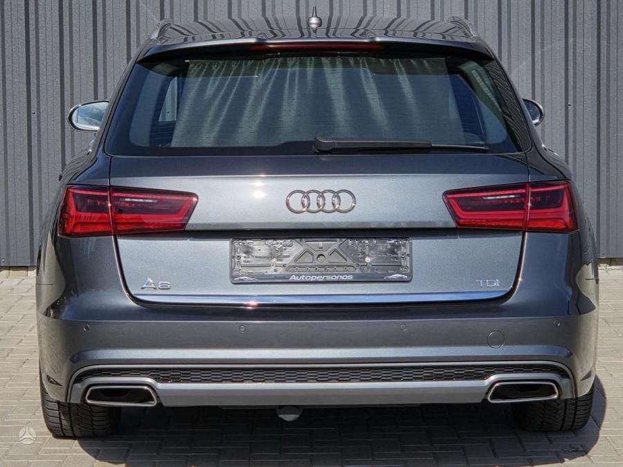 Grey Audi A6 2016 in Kaunas, with an engine capacity of 2.00 L and mileage of 300 thousand km for 12999 €, photo 7 on AUTOMOTO.COM.LV