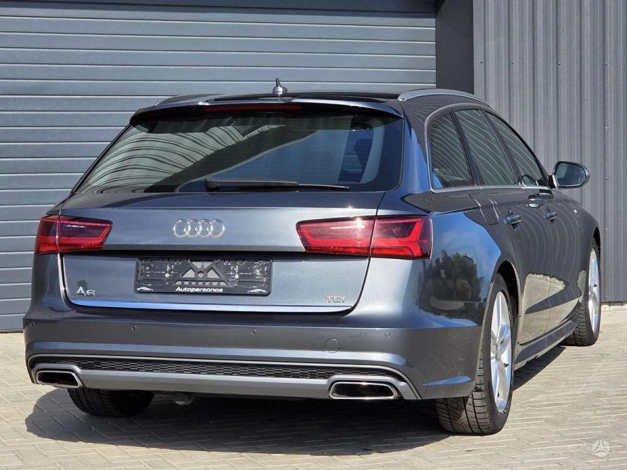 Grey Audi A6 2016 in Kaunas, with an engine capacity of 2.00 L and mileage of 300 thousand km for 12999 €, photo 8 on AUTOMOTO.COM.LV