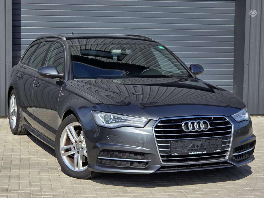 Grey Audi A6 2016 in Kaunas, with an engine capacity of 2.00 L and mileage of 300 thousand km for 12999 €, photo 9 on AUTOMOTO.COM.LV