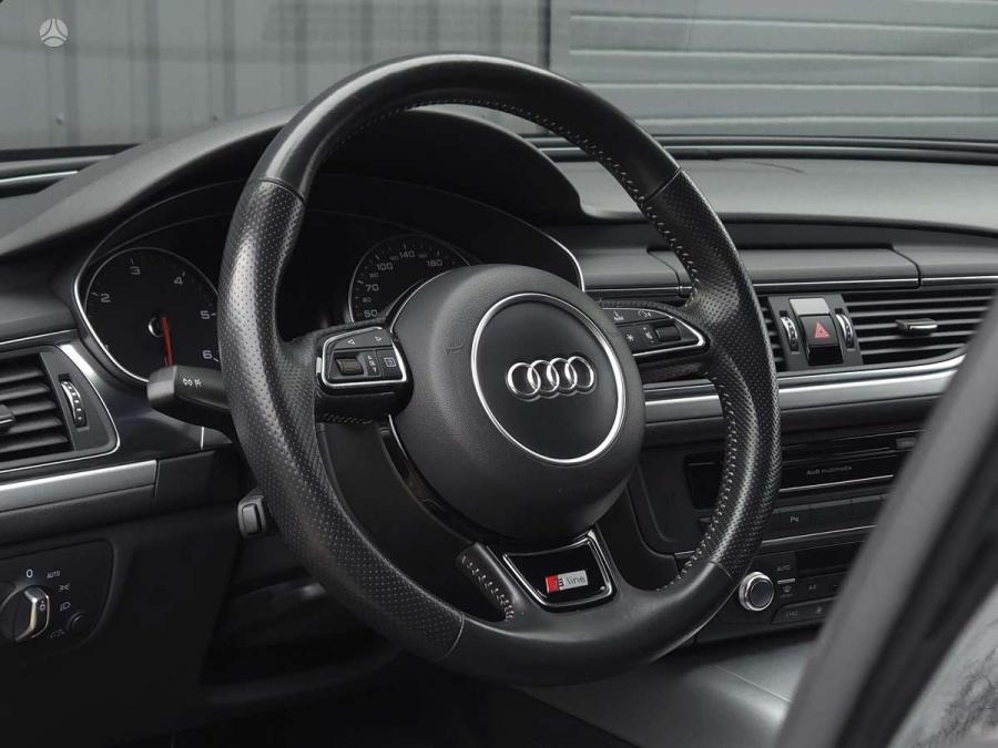 Grey Audi A6 2016 in Kaunas, with an engine capacity of 2.00 L and mileage of 300 thousand km for 12999 €, photo 12 on AUTOMOTO.COM.LV