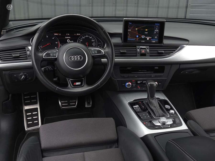Grey Audi A6 2016 in Kaunas, with an engine capacity of 2.00 L and mileage of 300 thousand km for 12999 €, photo 15 on AUTOMOTO.COM.LV