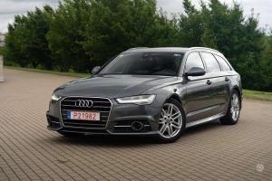 Grey Audi A6 2016 in Vilnius, with an engine capacity of 2.00 L and mileage of 269 thousand km for 13300 €, photo  on AUTOMOTO.COM.LV