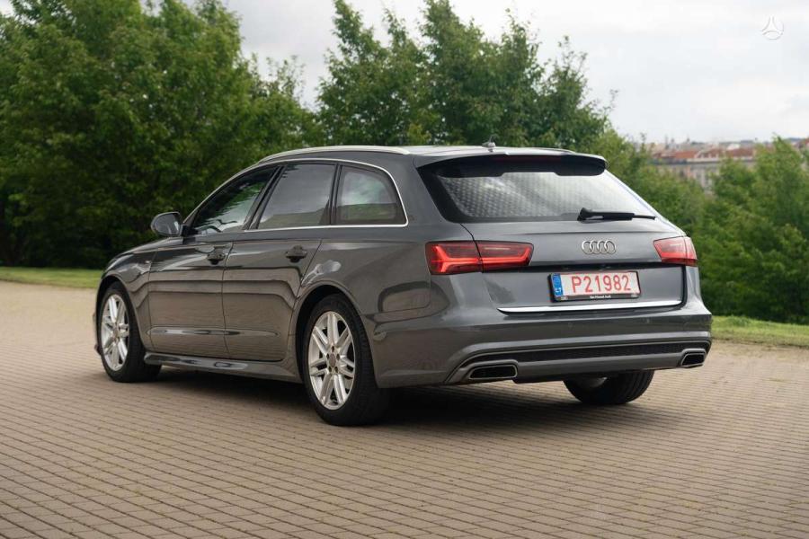 Pelēks Audi A6 2016 Viļņa, ar dzinēja tilpumu 2.00 L un nobraukumu 269 tūkst. km par 13300 €, foto 7 vietnē AUTOMOTO.COM.LV