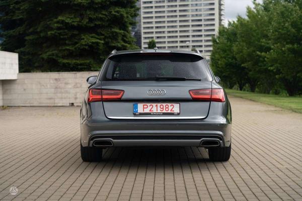 Grey Audi A6 2016 in Vilnius, with an engine capacity of 2.00 L and mileage of 269 thousand km for 13300 €, photo 8 on AUTOMOTO.COM.LV