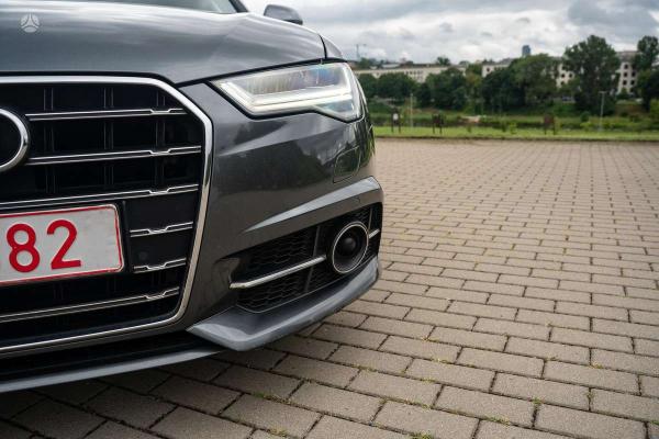 Grey Audi A6 2016 in Vilnius, with an engine capacity of 2.00 L and mileage of 269 thousand km for 13300 €, photo 10 on AUTOMOTO.COM.LV