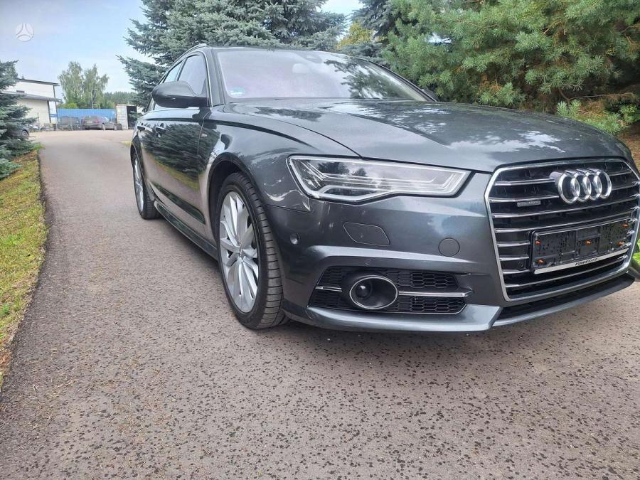 Grey Audi A6 2016 in Utena, with an engine capacity of 2.97 L and mileage of 273 thousand km for 13500 €, photo 3 on AUTOMOTO.COM.LV
