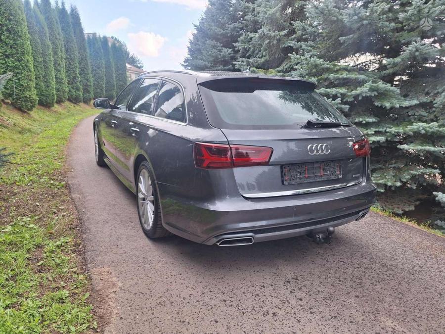 Grey Audi A6 2016 in Utena, with an engine capacity of 2.97 L and mileage of 273 thousand km for 13500 €, photo 5 on AUTOMOTO.COM.LV