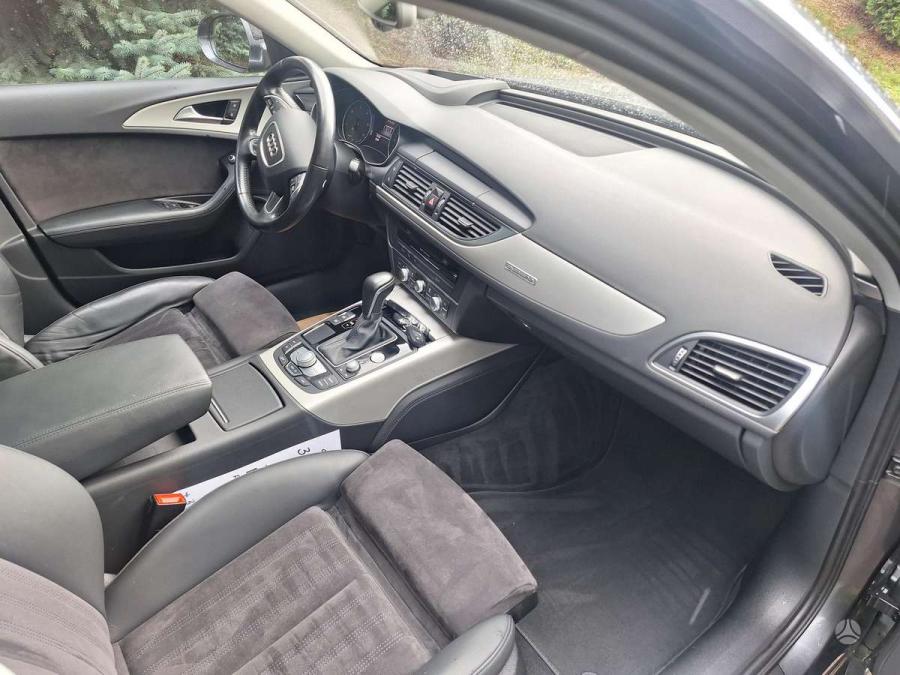 Grey Audi A6 2016 in Utena, with an engine capacity of 2.97 L and mileage of 273 thousand km for 13500 €, photo 14 on AUTOMOTO.COM.LV