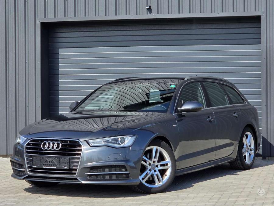 Grey Audi A6 2016 in Kaunas, with an engine capacity of 2.00 L and mileage of 300 thousand km for 12999 €, photo 4 on AUTOMOTO.COM.LV