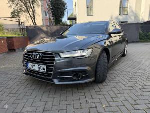 Pelēks Audi A6 2016 Kauņa, ar dzinēja tilpumu 1.97 L un nobraukumu 121 tūkst. km par 14750 €, foto  vietnē AUTOMOTO.COM.LV