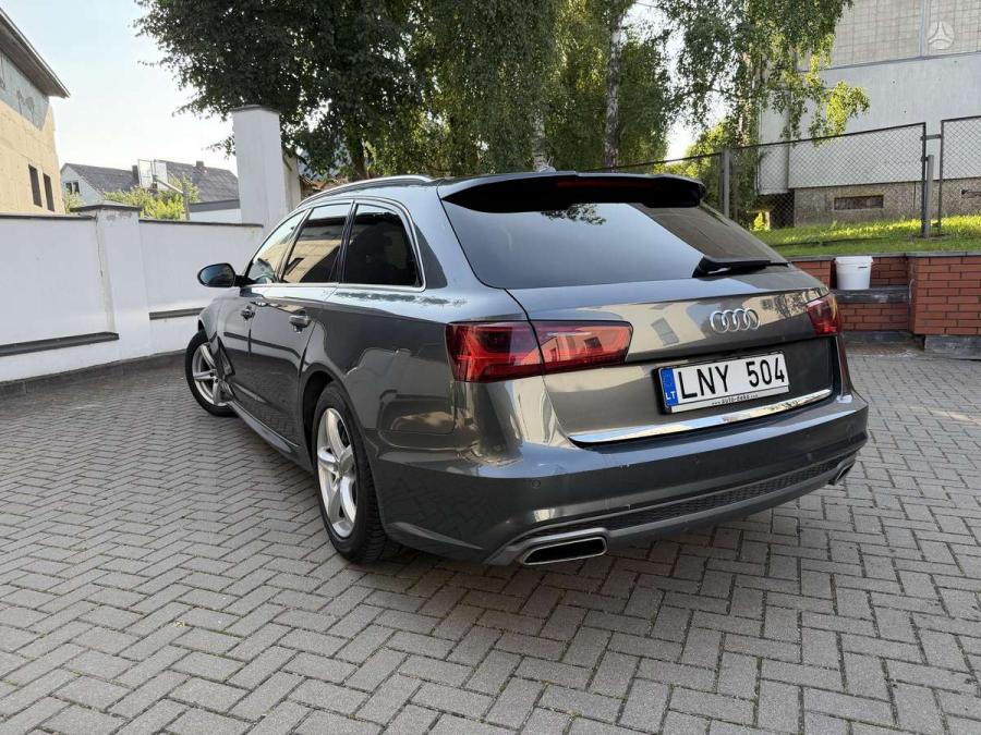 Pelēks Audi A6 2016 Kauņa, ar dzinēja tilpumu 1.97 L un nobraukumu 121 tūkst. km par 14750 €, foto 3 vietnē AUTOMOTO.COM.LV