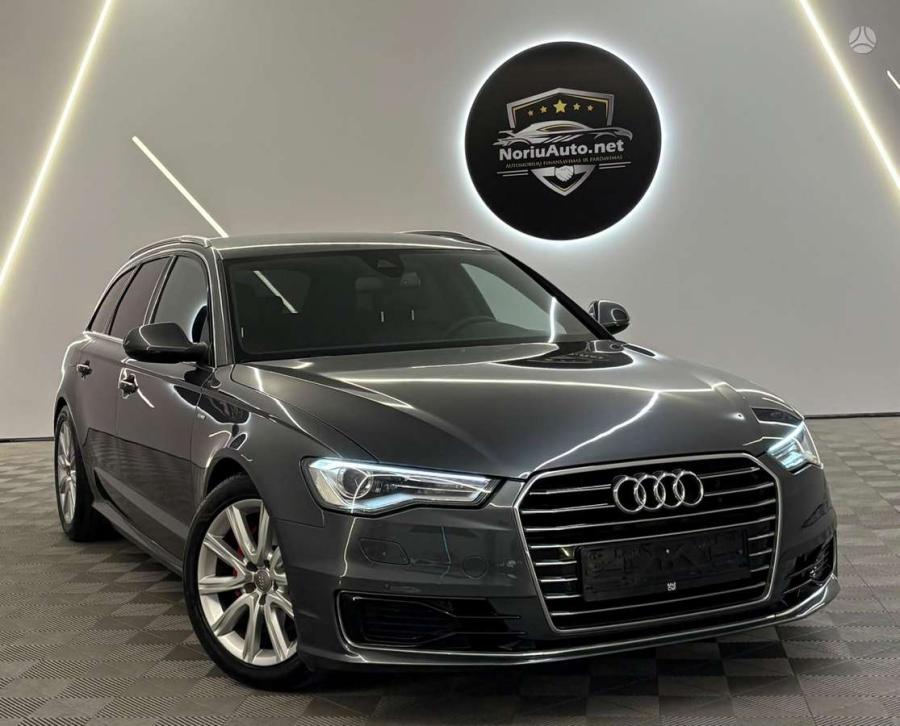 Grey Audi A6 2016 in Marijampole, with an engine capacity of 1.97 L and mileage of 268 thousand km for 12999 €, photo 1 on AUTOMOTO.COM.LV