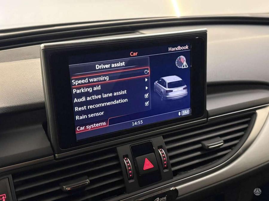 Grey Audi A6 2016 in Marijampole, with an engine capacity of 1.97 L and mileage of 268 thousand km for 12999 €, photo 12 on AUTOMOTO.COM.LV