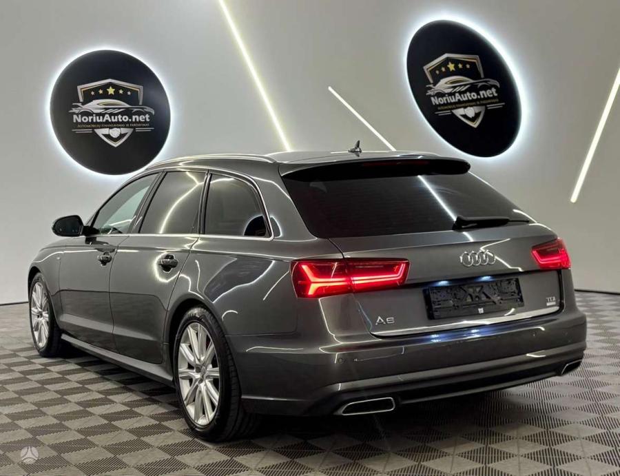 Grey Audi A6 2016 in Marijampole, with an engine capacity of 1.97 L and mileage of 268 thousand km for 12999 €, photo 32 on AUTOMOTO.COM.LV