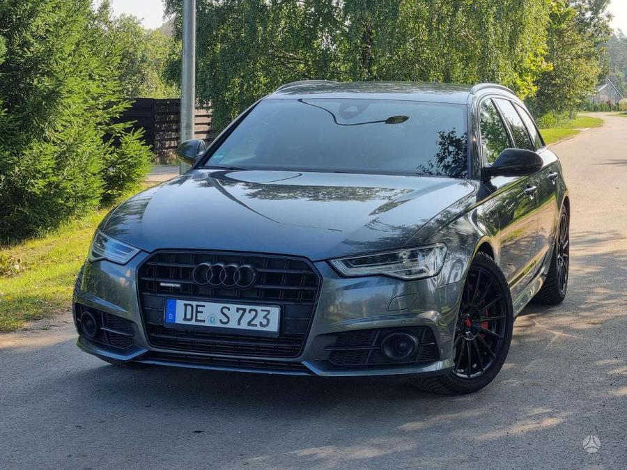 Grey Audi A6 2016 in Vilnius, with an engine capacity of 2.97 L and mileage of 198 thousand km for 20199 €, photo 3 on AUTOMOTO.COM.LV