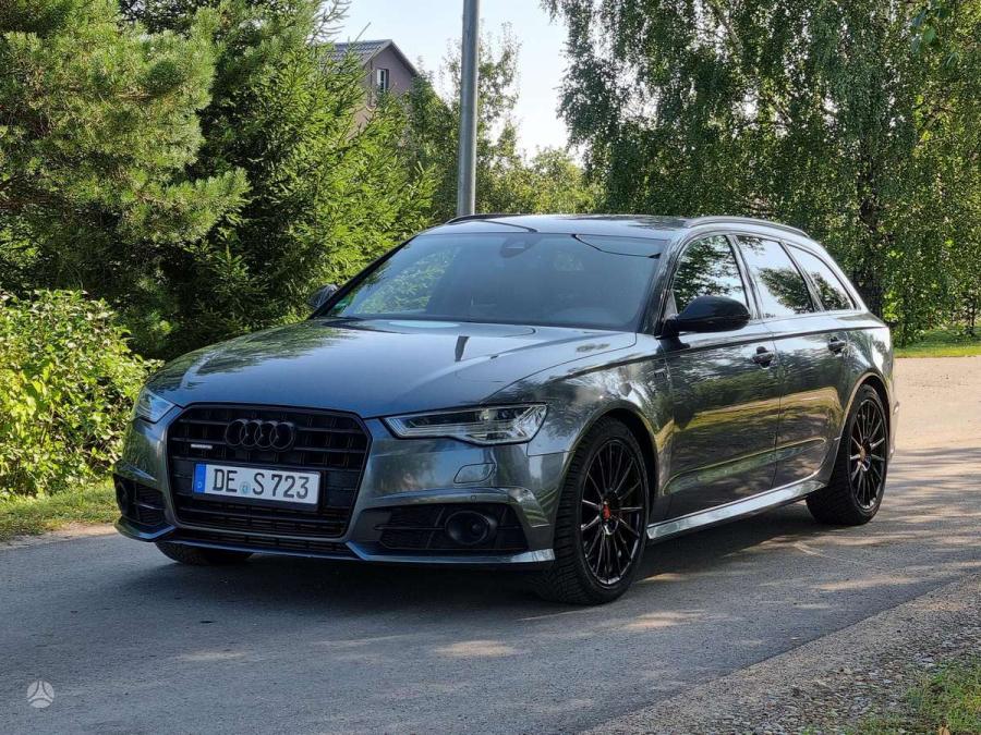Grey Audi A6 2016 in Vilnius, with an engine capacity of 2.97 L and mileage of 198 thousand km for 20199 €, photo 4 on AUTOMOTO.COM.LV