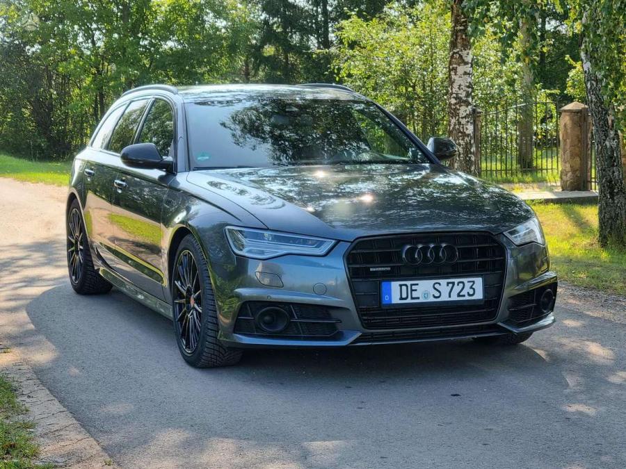 Grey Audi A6 2016 in Vilnius, with an engine capacity of 2.97 L and mileage of 198 thousand km for 20199 €, photo 7 on AUTOMOTO.COM.LV