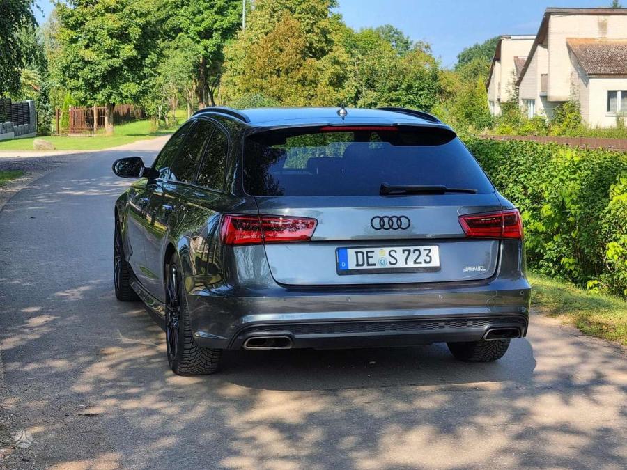 Grey Audi A6 2016 in Vilnius, with an engine capacity of 2.97 L and mileage of 198 thousand km for 20199 €, photo 8 on AUTOMOTO.COM.LV