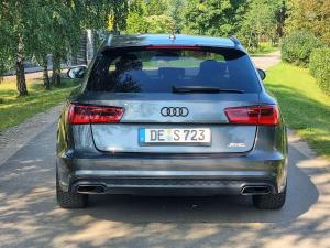 Grey Audi A6 2016 in Vilnius, with an engine capacity of 2.97 L and mileage of 198 thousand km for 20199 €, photo 10 on AUTOMOTO.COM.LV