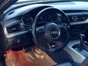 Grey Audi A6 2016 in Vilnius, with an engine capacity of 2.97 L and mileage of 198 thousand km for 20199 €, photo 13 on AUTOMOTO.COM.LV