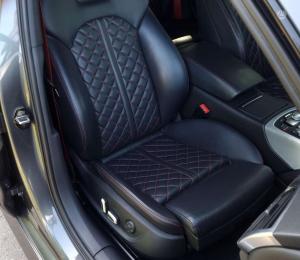 Grey Audi A6 2016 in Vilnius, with an engine capacity of 2.97 L and mileage of 198 thousand km for 20199 €, photo 19 on AUTOMOTO.COM.LV