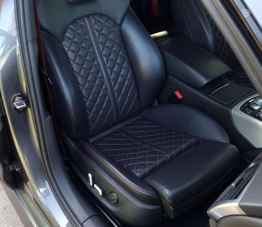 Grey Audi A6 2016 in Vilnius, with an engine capacity of 2.97 L and mileage of 198 thousand km for 20199 €, photo 19 on AUTOMOTO.COM.LV