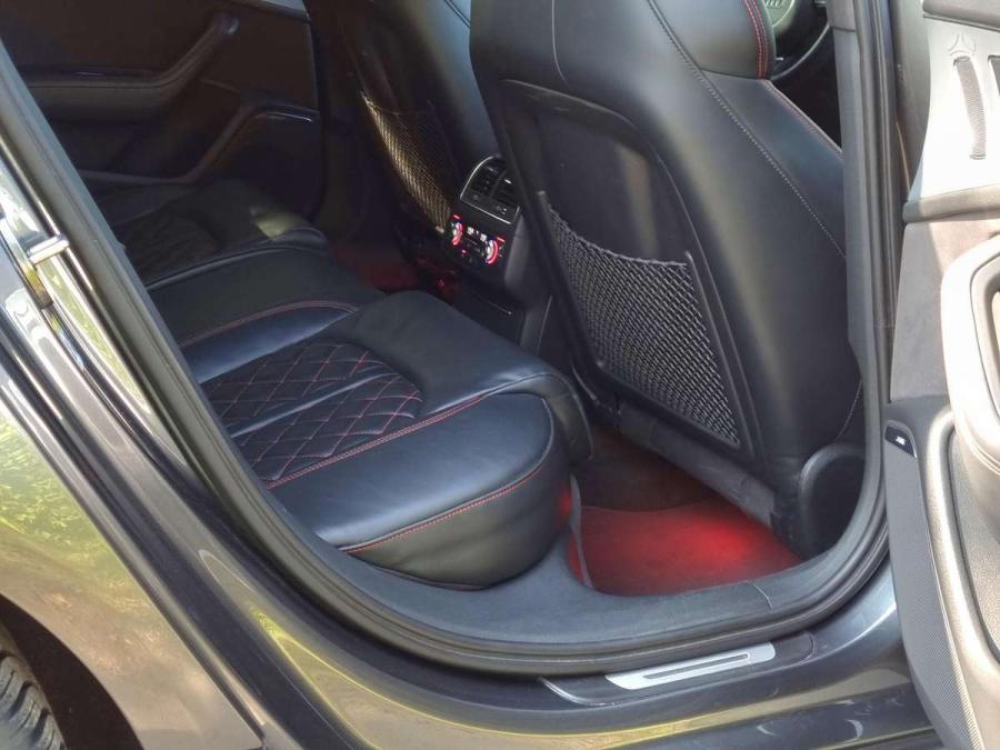 Grey Audi A6 2016 in Vilnius, with an engine capacity of 2.97 L and mileage of 198 thousand km for 20199 €, photo 20 on AUTOMOTO.COM.LV