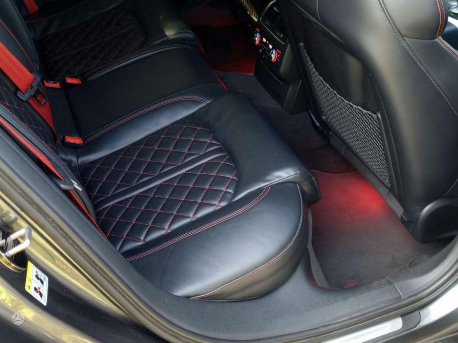Grey Audi A6 2016 in Vilnius, with an engine capacity of 2.97 L and mileage of 198 thousand km for 20199 €, photo 21 on AUTOMOTO.COM.LV