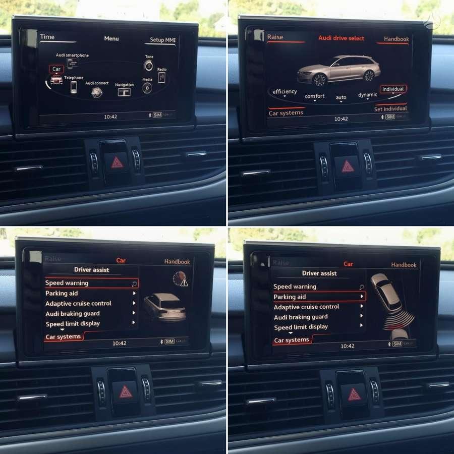 Grey Audi A6 2016 in Vilnius, with an engine capacity of 2.97 L and mileage of 198 thousand km for 20199 €, photo 43 on AUTOMOTO.COM.LV