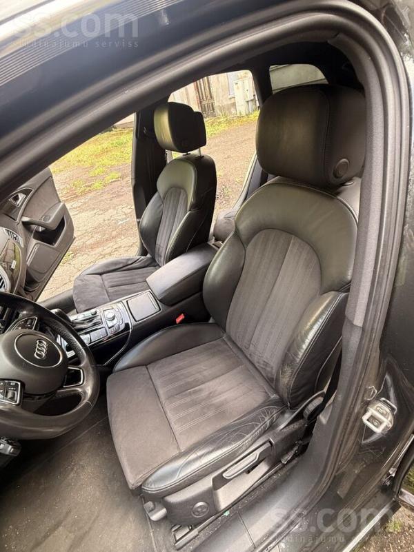 Pelēks Audi A6 2016 Liepāja, ar dzinēja tilpumu 3.00 L un nobraukumu 263 tūkst. km par 14000 €, foto 10 vietnē AUTOMOTO.COM.LV