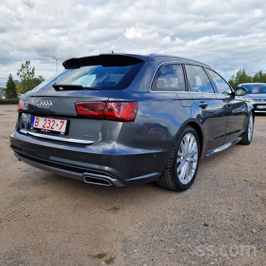 Grey Audi A6 2016 in Daugavpils, with an engine capacity of 3.00 L and mileage of 0 thousand km for 15950 €, photo 8 on AUTOMOTO.COM.LV