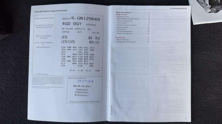Серый Ауди А6 2016 в Мариямполе, объемом двигателя 2.97 л и пробегом 181 тыс. км за 17999 €, фото 35 на AUTOMOTO.COM.LV